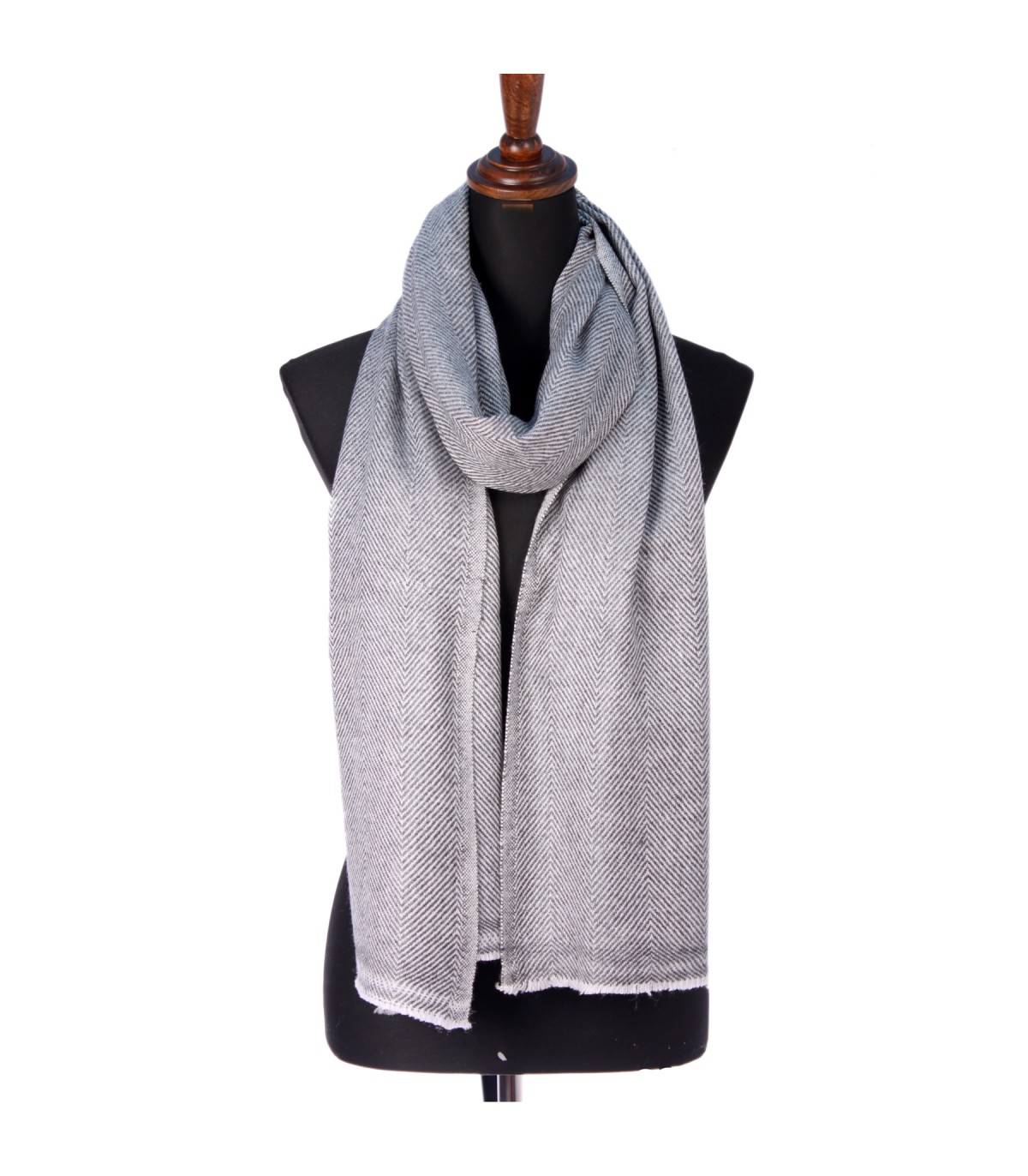 Natural Two Tone Color Combination Cashmere Shawls - Cashmere Realm