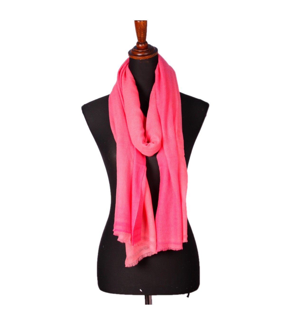 Elegant Rose Colors Combined Shawls - Cashmere Realm